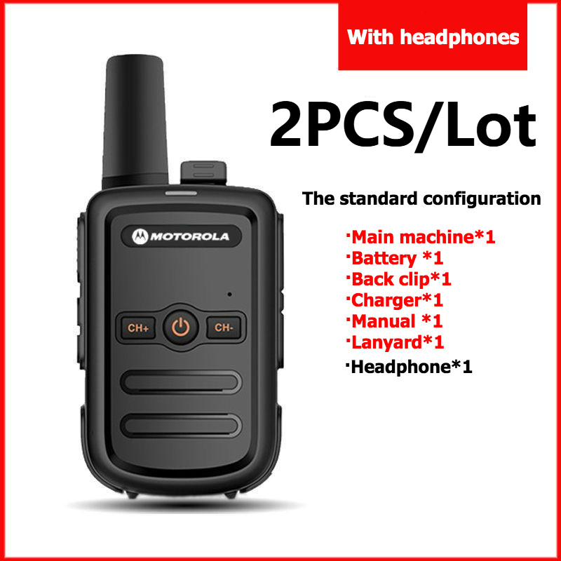 Motorola Mini walkie Talkie UHF 3KM 15W High Power 6800mAH Hotel 4S ...