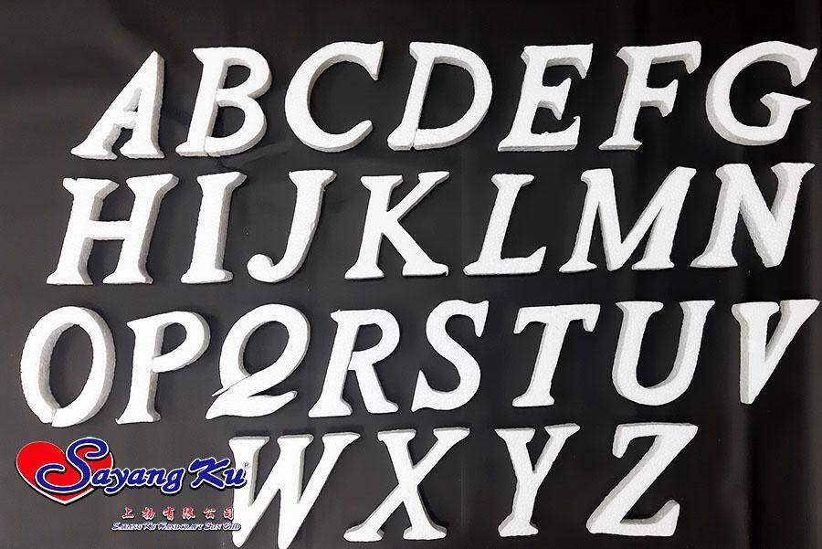 (Hot)ENGLISH ALPHABET 26 LETTERS POLY FOAM | Lazada