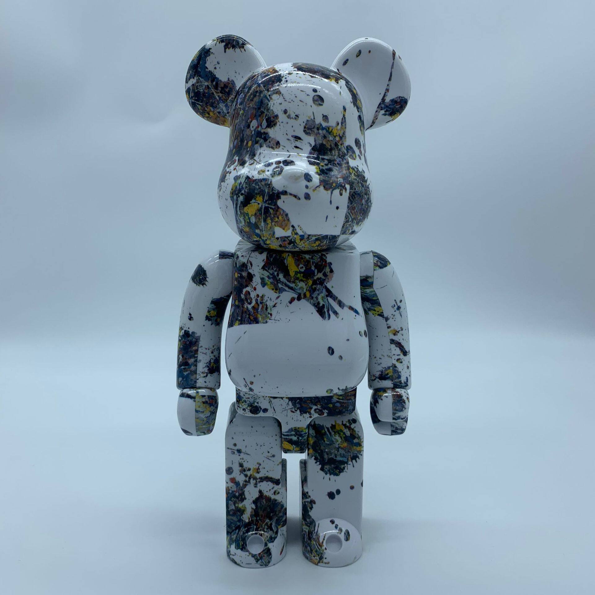 Bearbrick 400 1000 สาดหมึกหมีรุนแรงกล่องอะคริลิคตกแต่งของเล่นตุ๊กตาของเล่นหมีรุนแรง Bearbrick ...