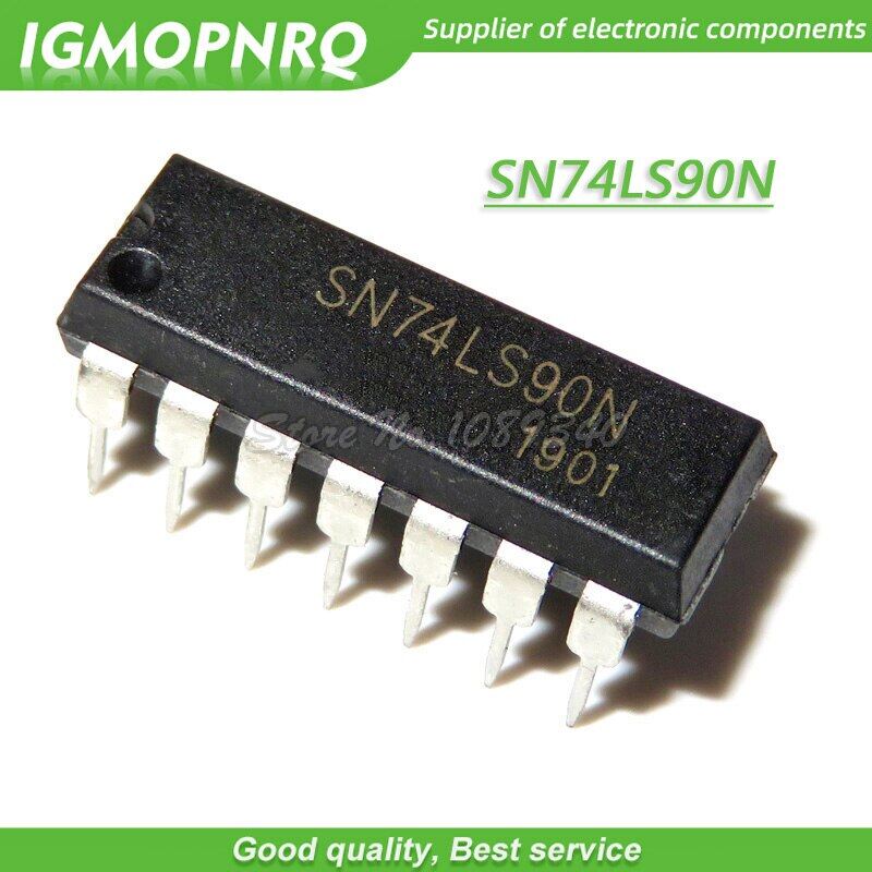 10PCS HD74LS90P DIP14 HD74LS90 DIP SN74LS90N 74LS90 SN74LS90 74LS90N ...