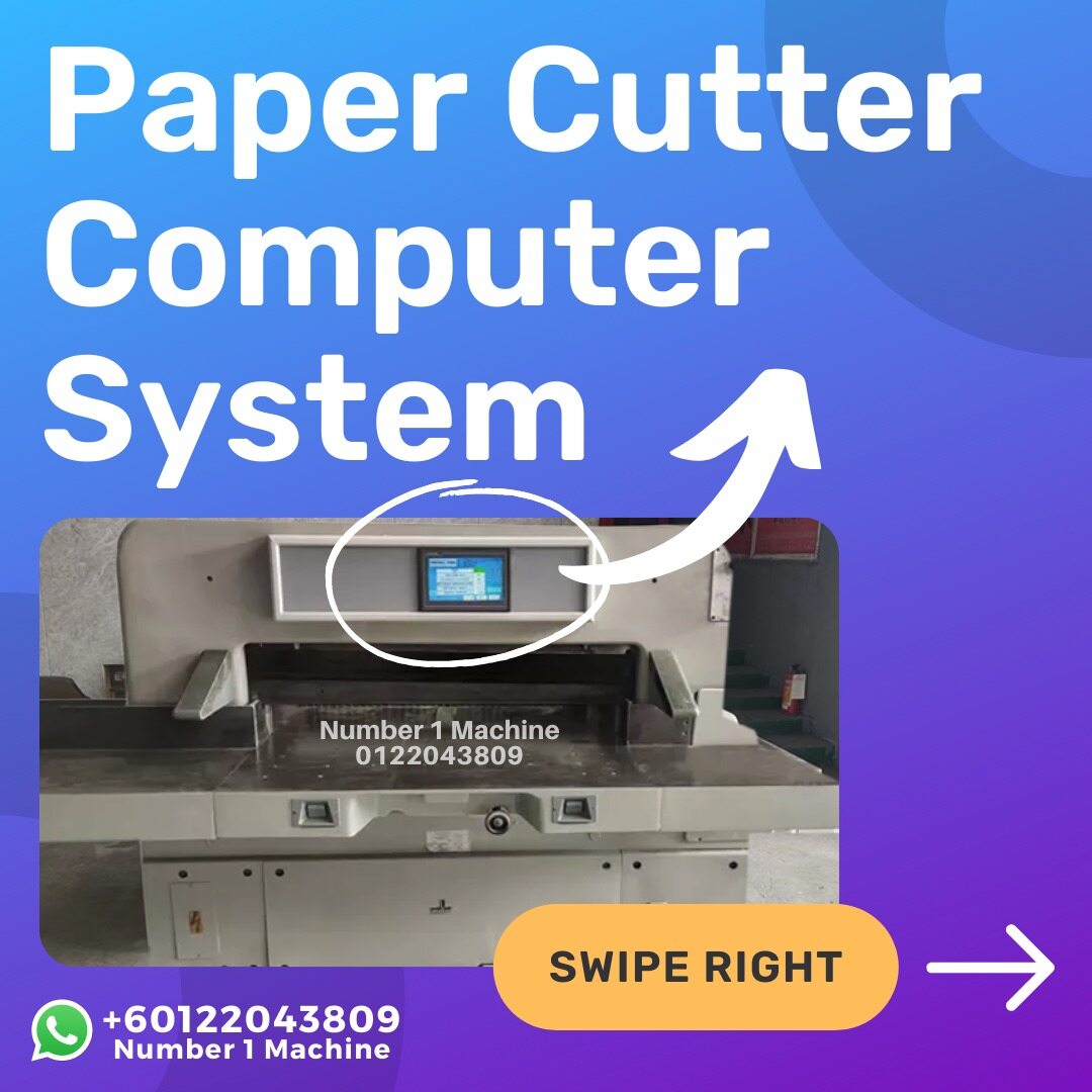 Paper Cutter Computer System Program Control System Suitable For Polar ...