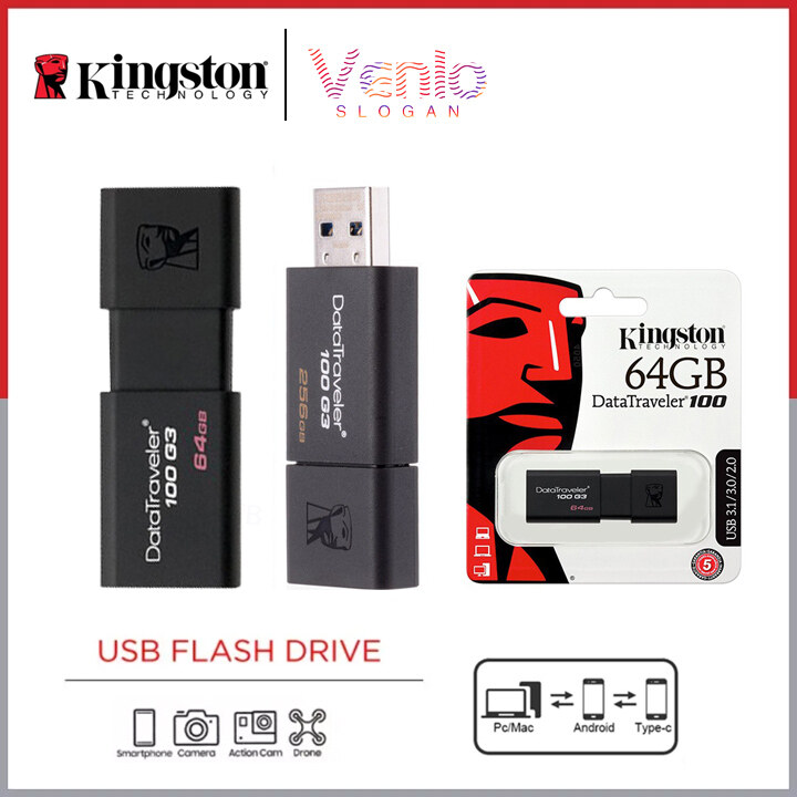 Kingsto n USB 3.0 flash drive DataTraveler 4GB 8GB 16 gb 32 gb 64 gb storage drive 128GB 256GB ...