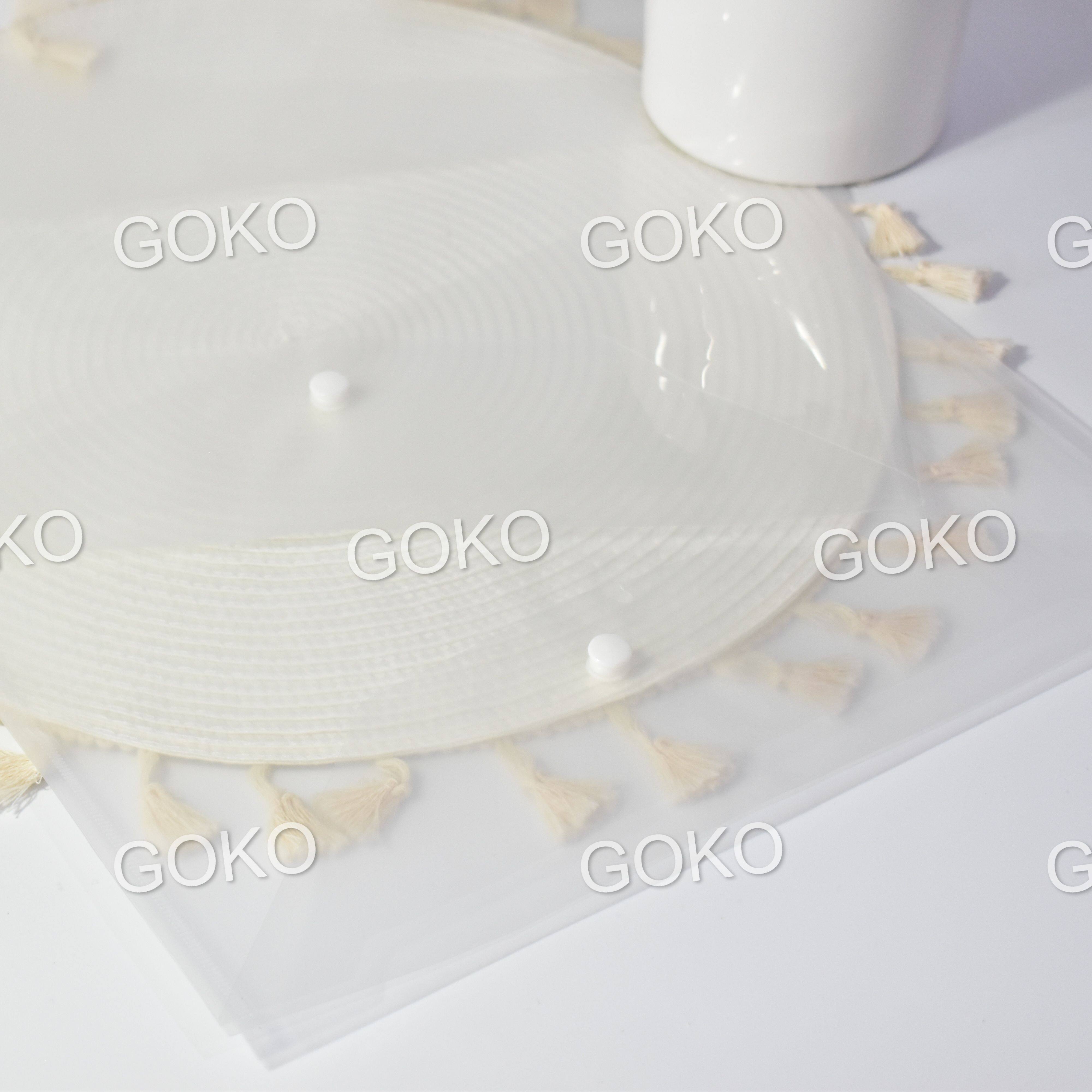 SSD A4 Clear Plastic File PVC Folder Clear Reusable Poly Envelope ...