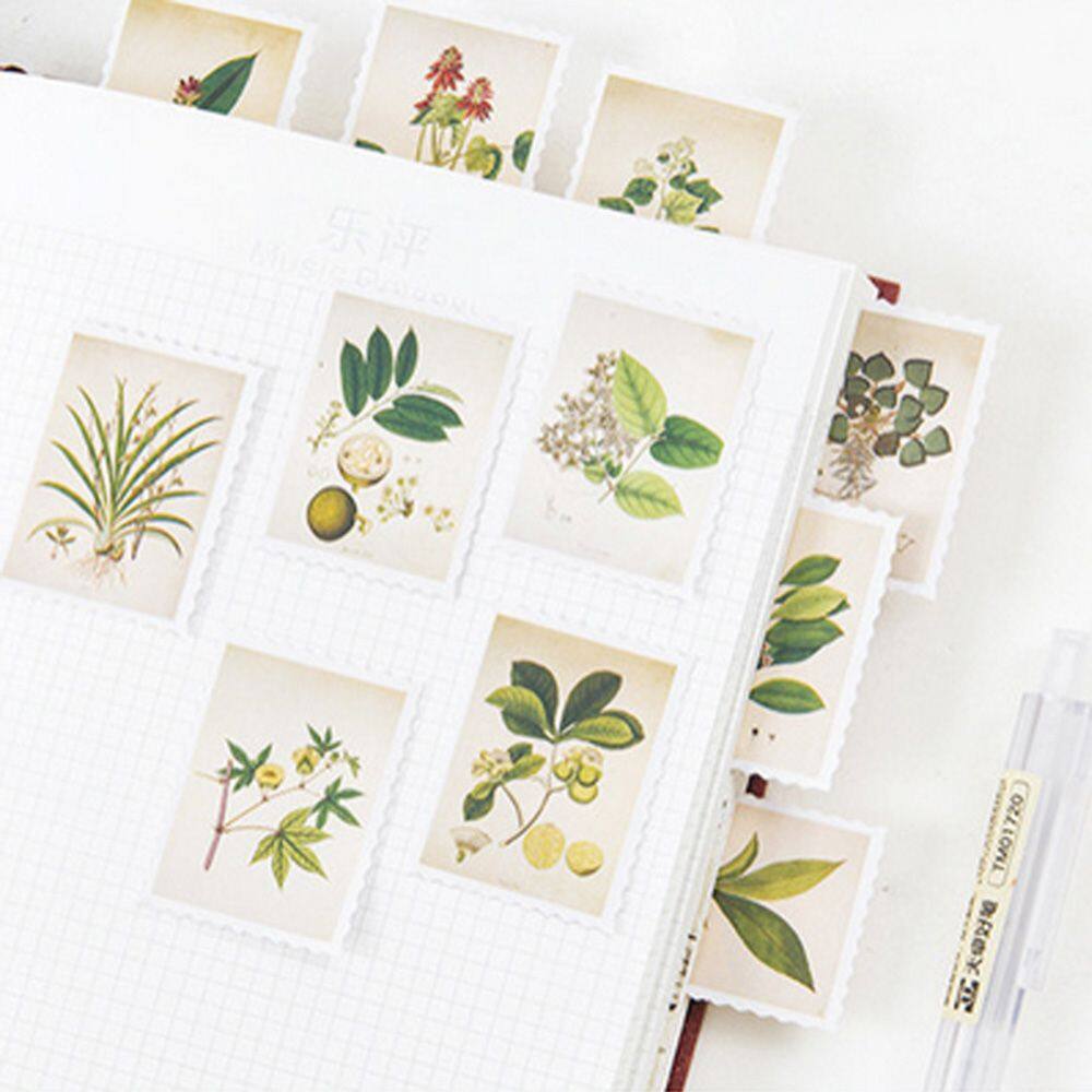 DIY Label Scrapbooking Diary Stickers Decorative Plants - muzhi1963 ...