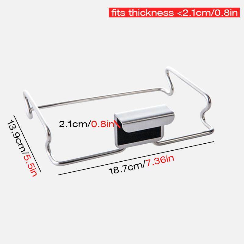 Stainless Steel Kitchen Hanger Storage Rack Cabinet Door Trash ...