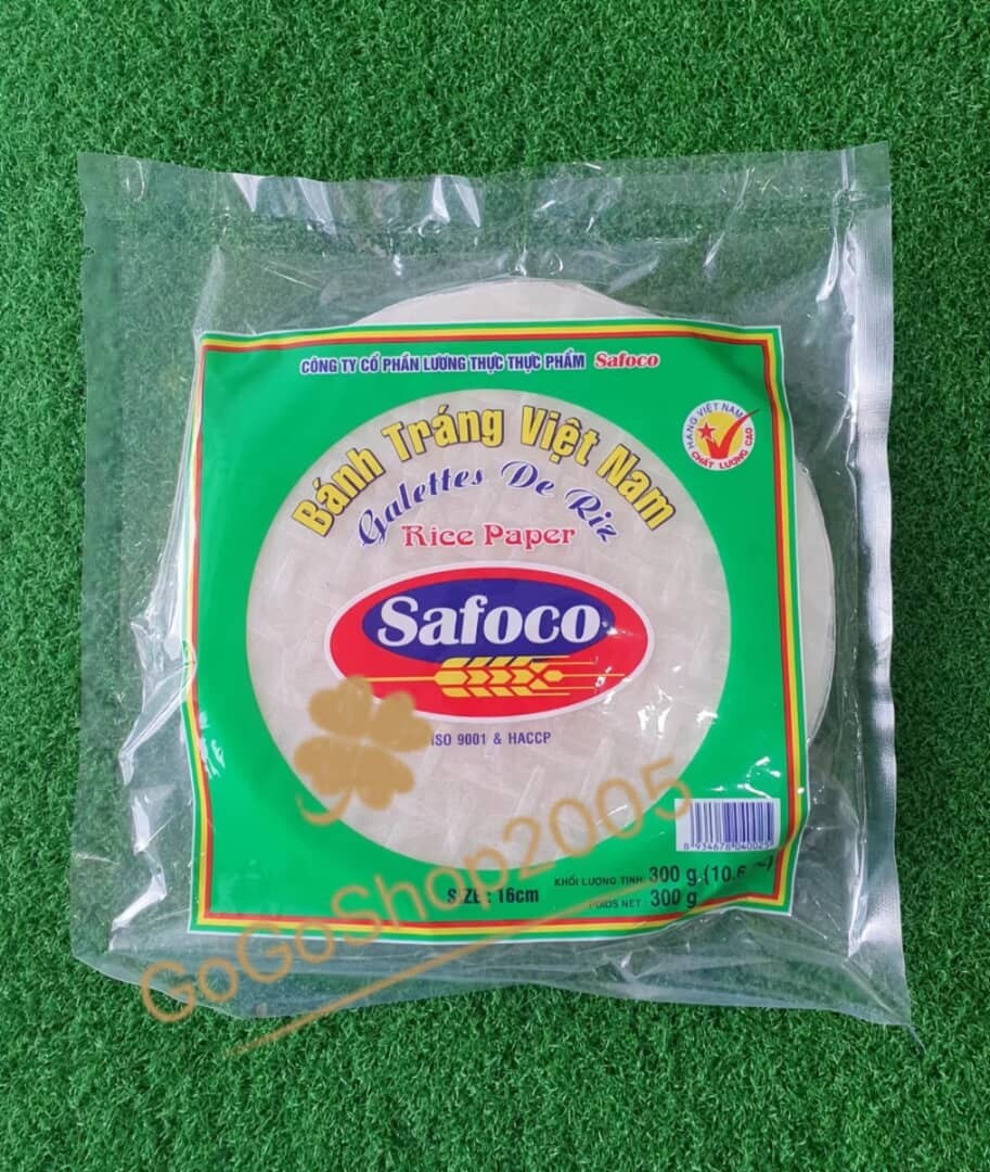 【Vietnam】Safoco Vietnamese Rice Paper (16cm 300g) - Banh trang Viet Nam ...