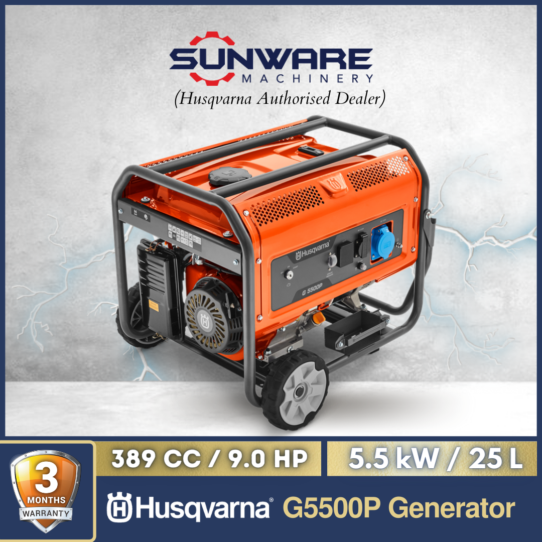HUSQVARNA G5500P 4 Stroke Petrol Generator | Lazada
