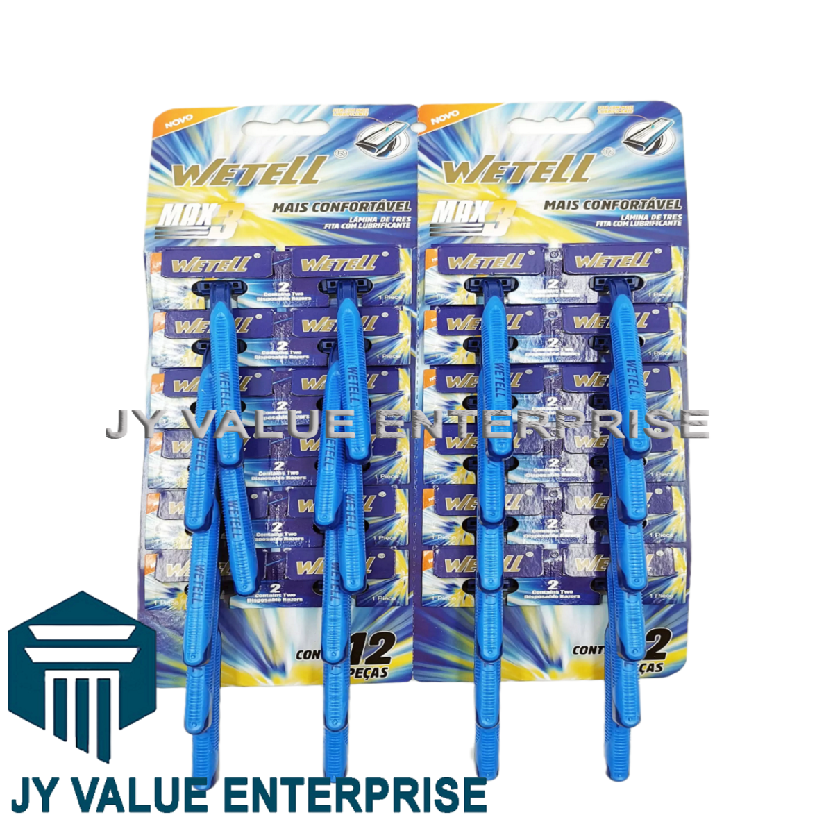 WETELL MAX 3 Triple Blade Disposable Razor Pisau Cukur Shaving Razor ...