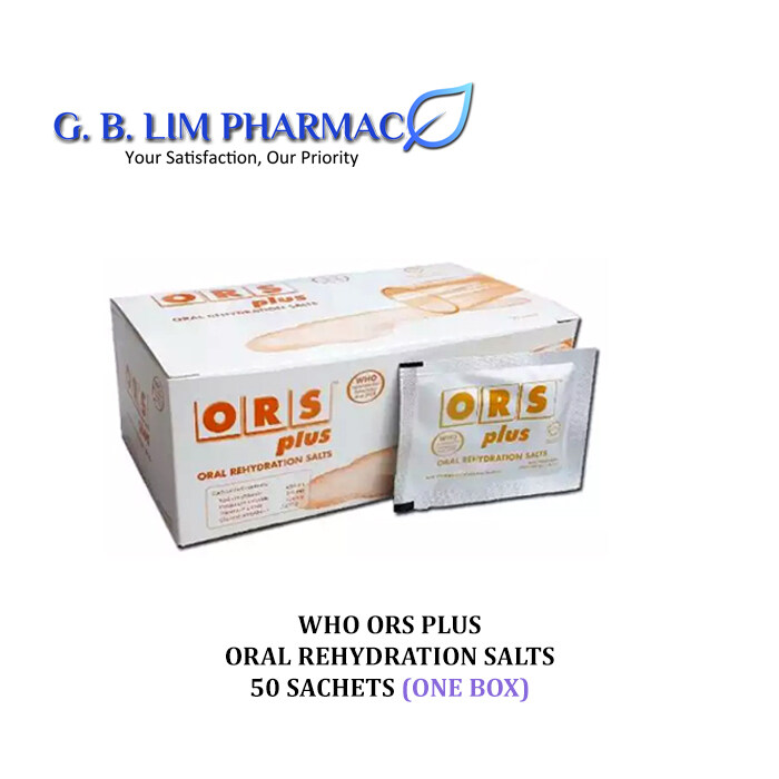 ORS PLUS ORANGE WHO 50 SACHETS 1 BOX (EXP: 31-JAN-2026 ) | Lazada