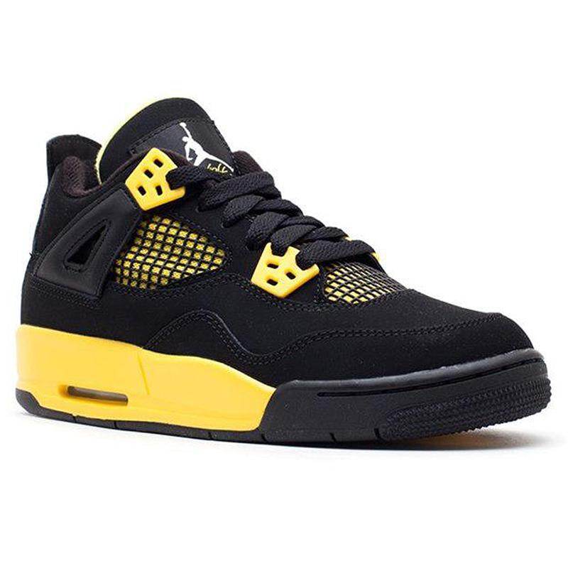 Nike Air Jordan 4 Retro \ Thunder\ Men's Basketball Shoes, Original ...