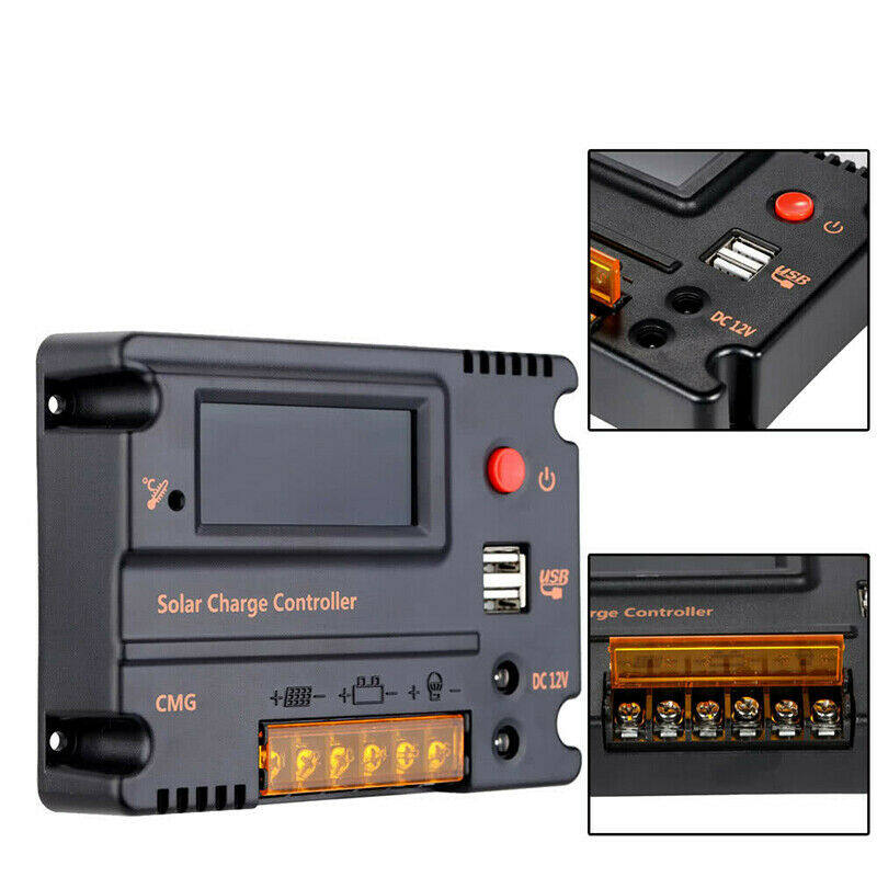 Solar Controller 20A MPPT 12V PV Solar Panel Battery Charger Regulator ...