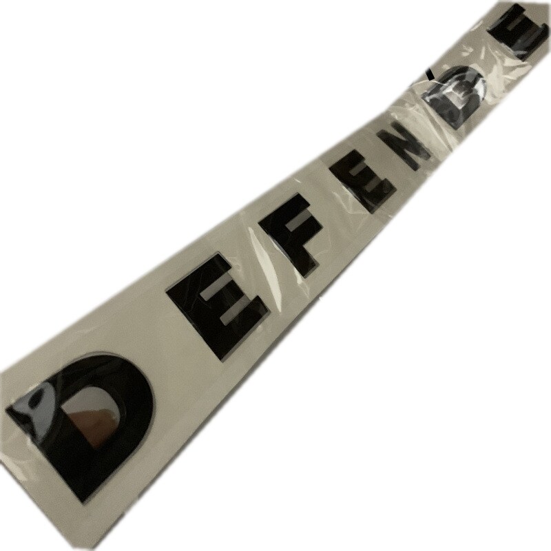 Front bonnet logo Letter sticker for Land rover DEFENDER Car head Hood ...