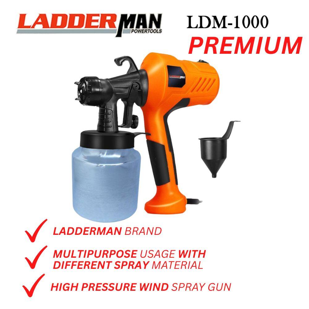 LADDERMAN LDM-1000 800ml 400W Electric Paint Sprayer Gun With Three ...