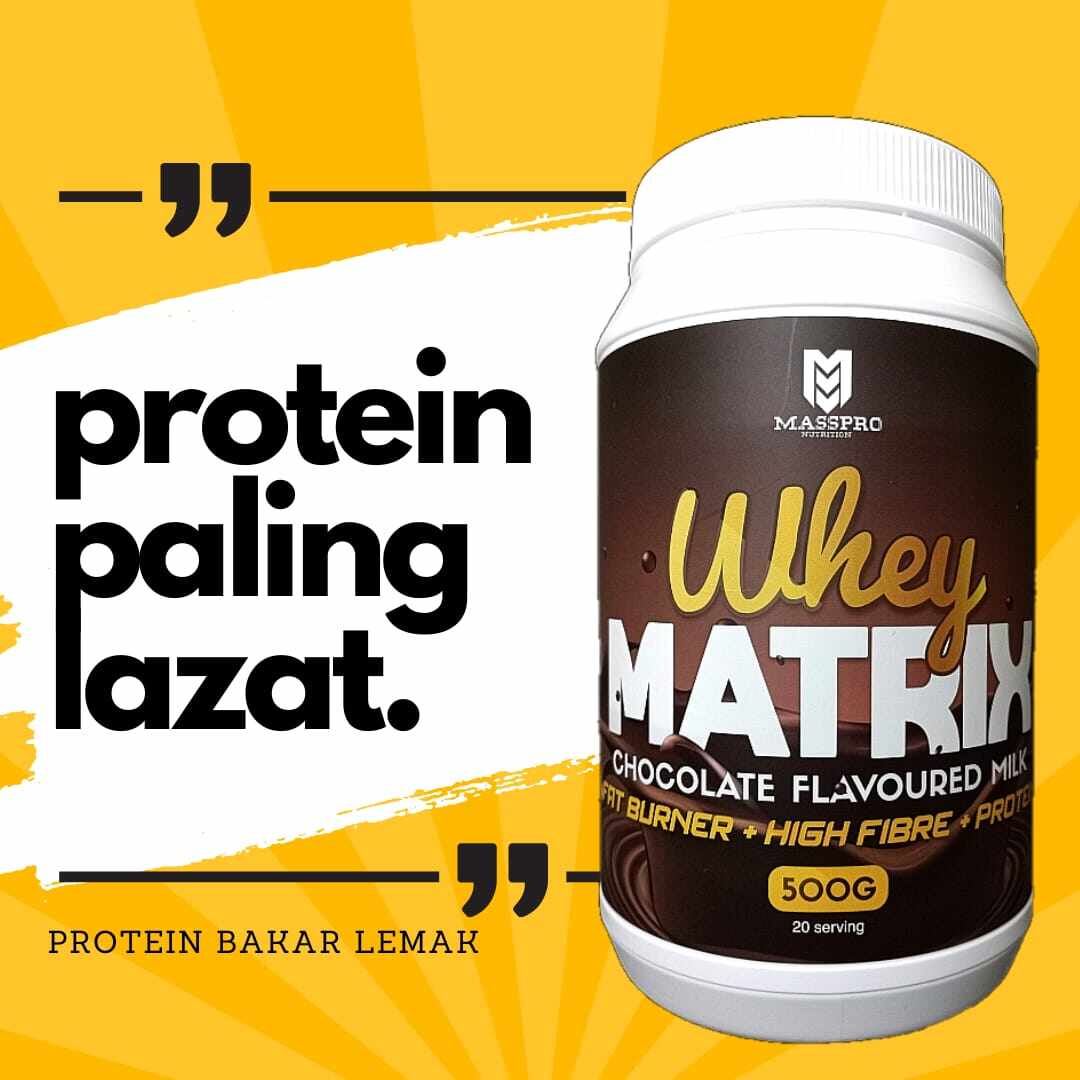 Whey Matrix 500g, 20 servings, 85kcal ( Chocolate) - Whey Protein with ...