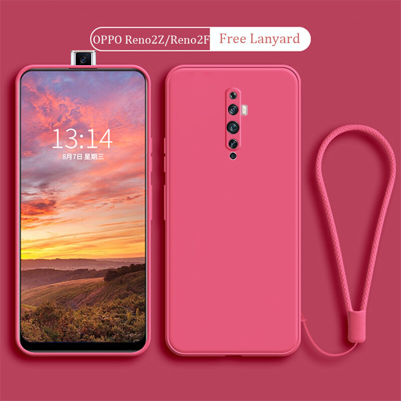 For OPPO Reno2 Z Reno2 F Phone Case Lens Protection Candy Color Cute ...