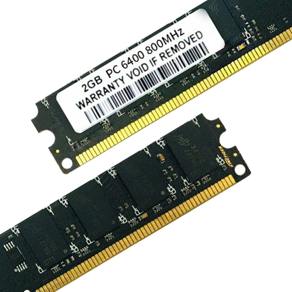 New For 2GB DDR2 PC2-6400U 800MHz 1.8V CL6 Computer Non-ECC W22 DIMM ...