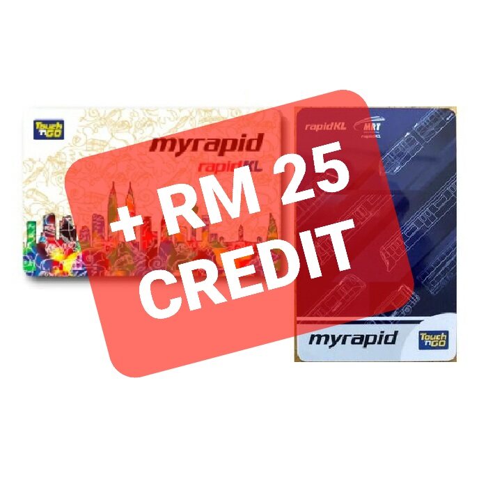 Touch N"Go Card with Credit (+RM10/RM15) | Lazada