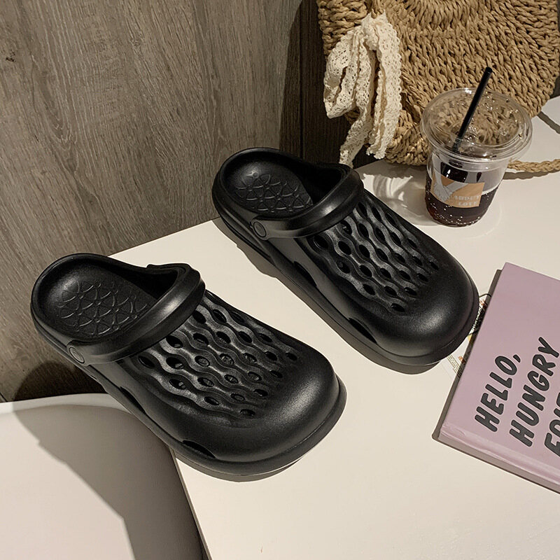 พบกับขนาดใหญ่แฟชั่น Anti-Slip Crocs สำหรับรองเท้าสตรีฤดูร้อนผู้ชาย ...