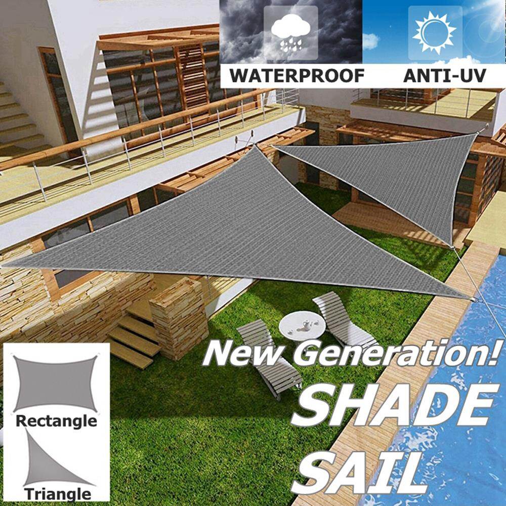 【Warranty 3 Year】 Waterproof Sun Shade Mesh Canopy Awning Privacy ...