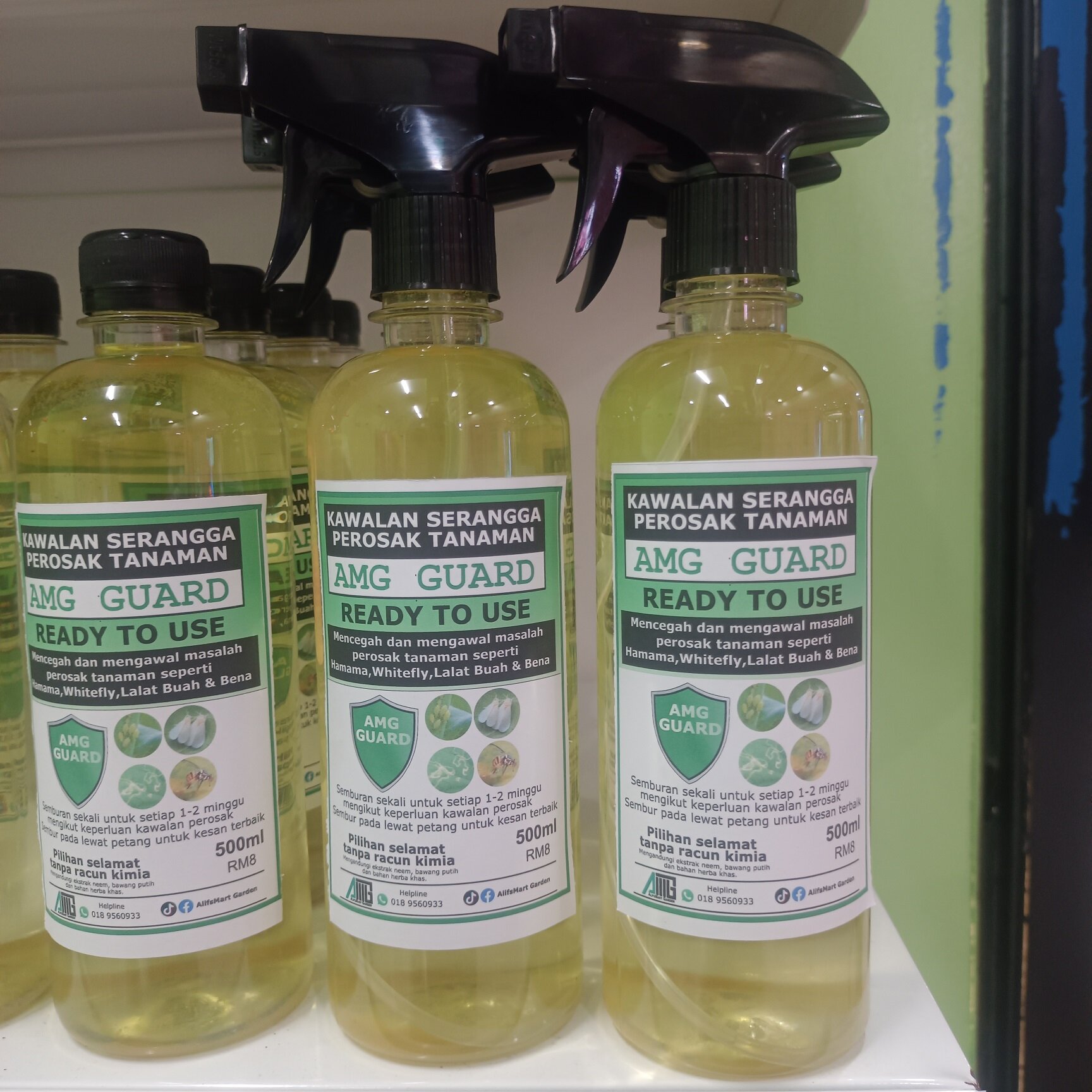 *New* AMG GUARD (READY To Use) 500ml Kawalan Serangga Organik Racun ...