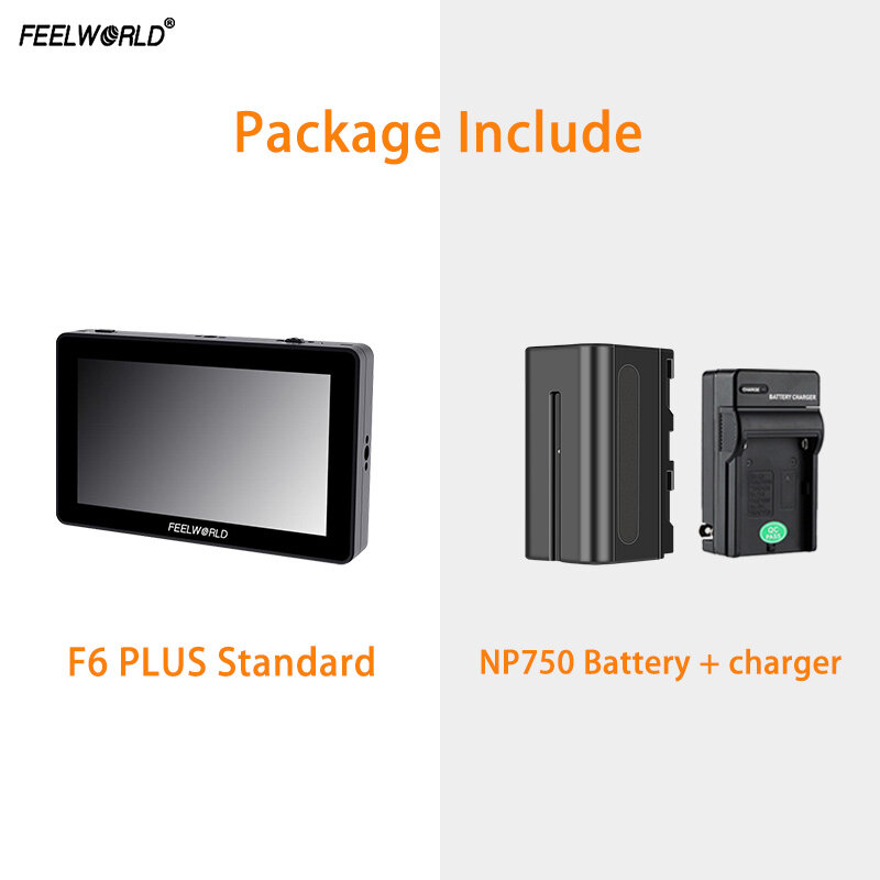 Feelworld F6 Plus V2 6 Inch On Camera Dslr Field Monitor 3d Lut Touch