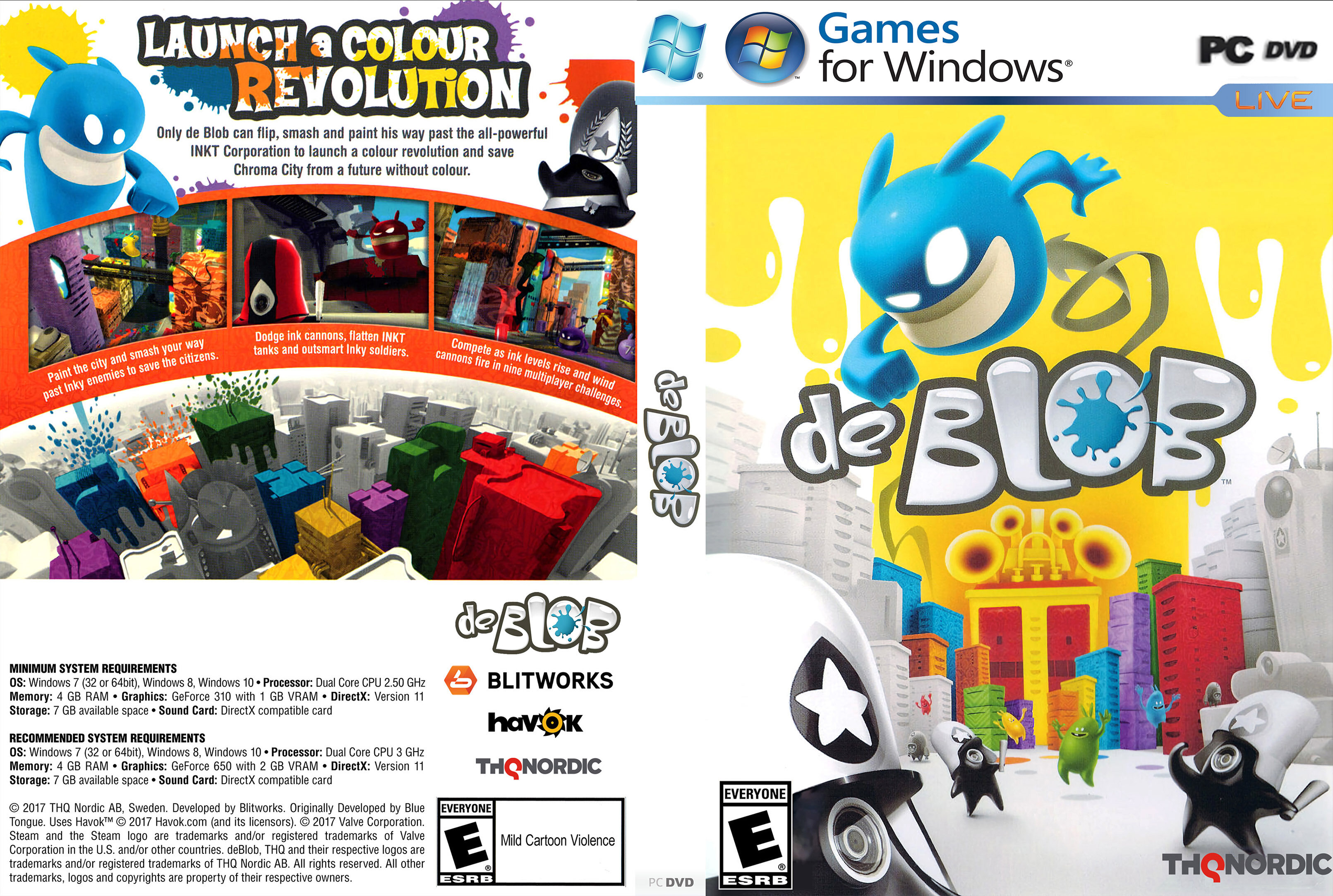 de Blob PC GAME Offline [DVD INSTALLATION] | Lazada