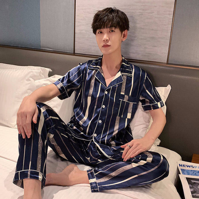 OCB964ชาย Pawad เสื้อผ้าผ้าไหมขนาดพิเศษสั้นกางเกงฤดูใบไม้ผลิและฤดูร้อน ...