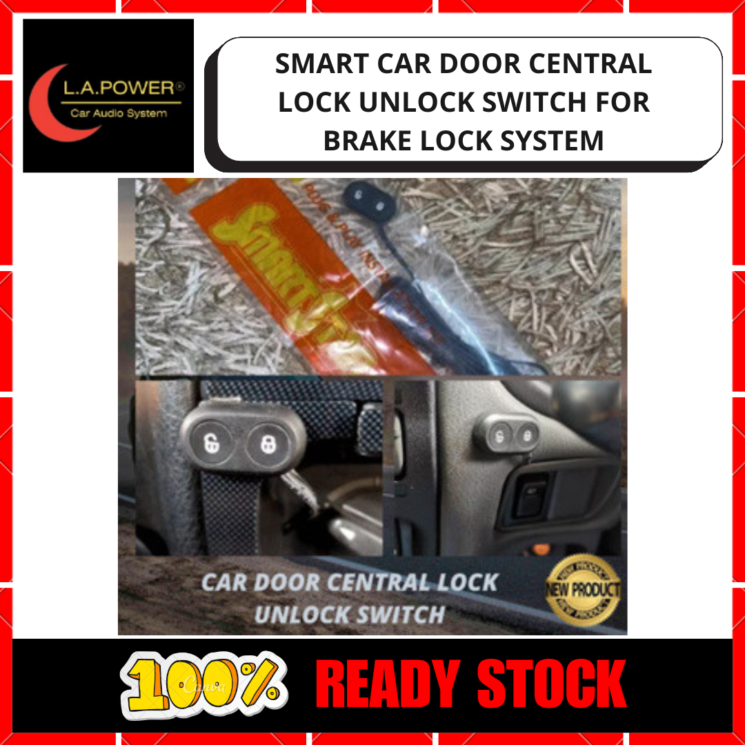 SMART CAR DOOR CENTRAL LOCK UNLOCK SWITCH FOR BRAKE LOCK SYSTEM | Lazada