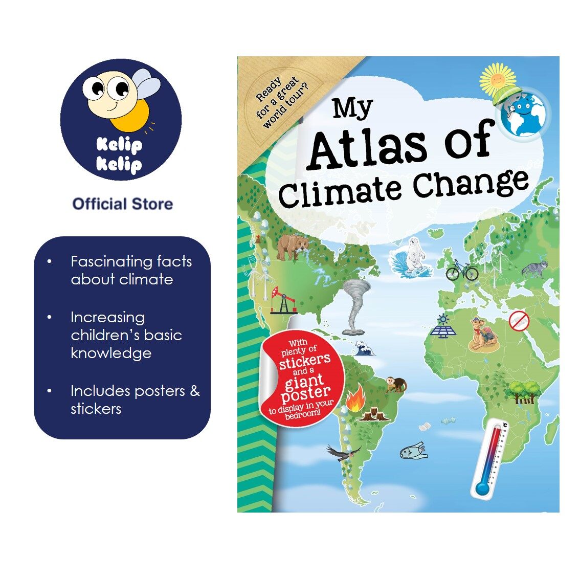 My Atlas of Climate Change Activity Book with Stickers & Giant Posters ...
