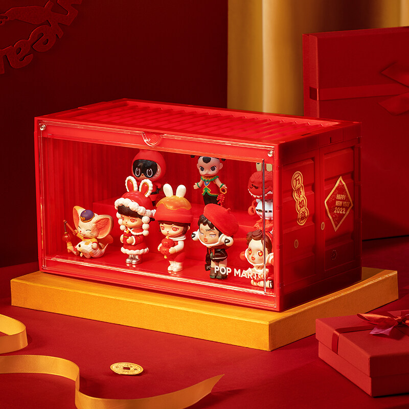 POP MART Luminous Container Figure Display Box ปีใหม่ (ไม่รวมกล่องตาบอด ...