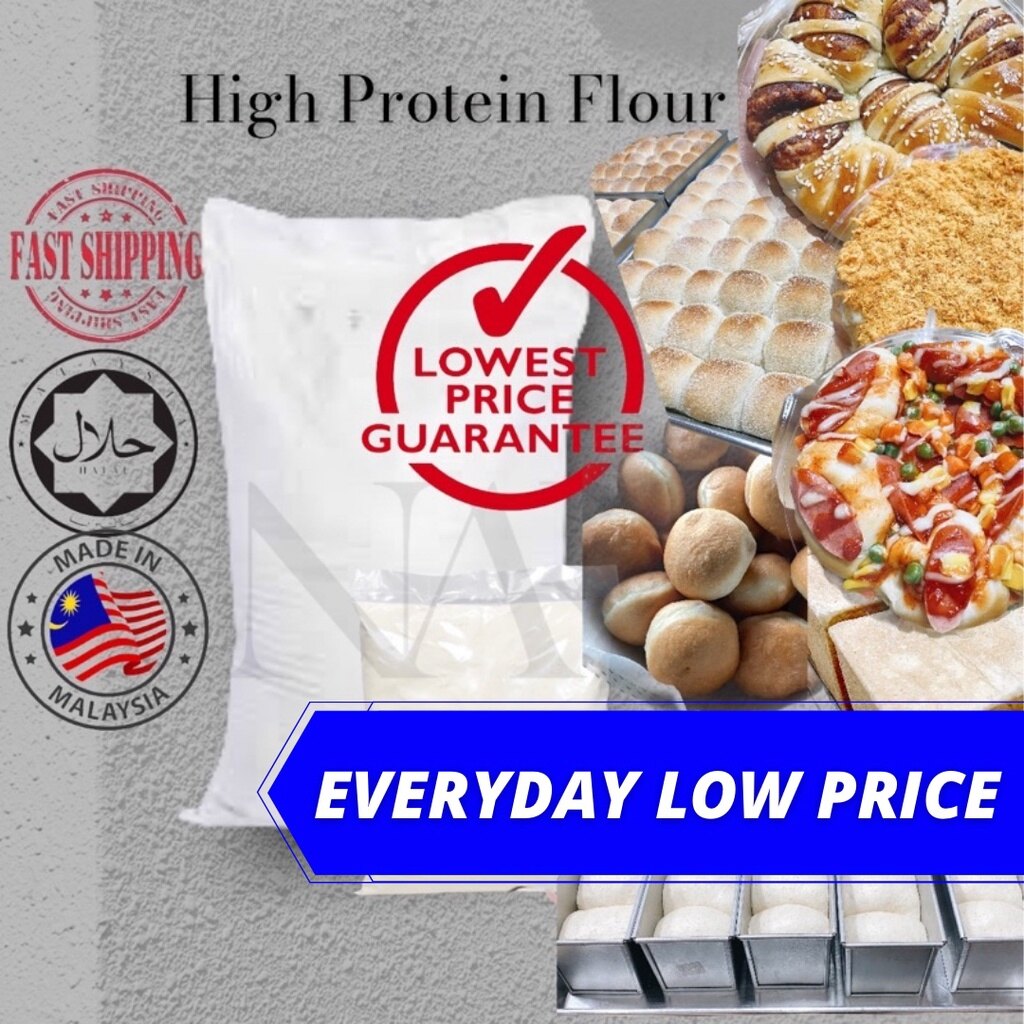 [1kg] High Protein Flour / Bread Flour / Tepung Roti / 高蛋白 / 面粉 ...