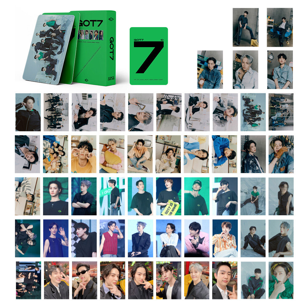 TripleS 55ชิ้น/เซ็ต Kpop GOT7 2022 COMEBACK Photo Cards อัลบั้มใหม่ GOT7 HD Photograhy Lomo ...