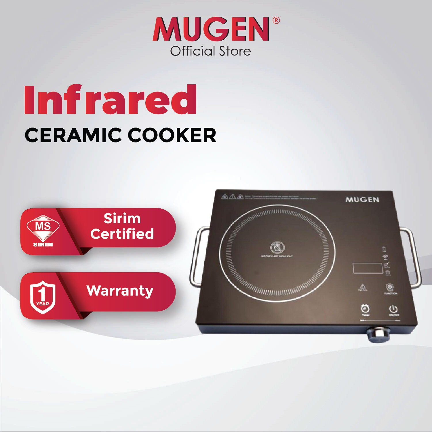 MUGEN Infrared Ceramic Cooker V1 (MIC-2001) | Lazada