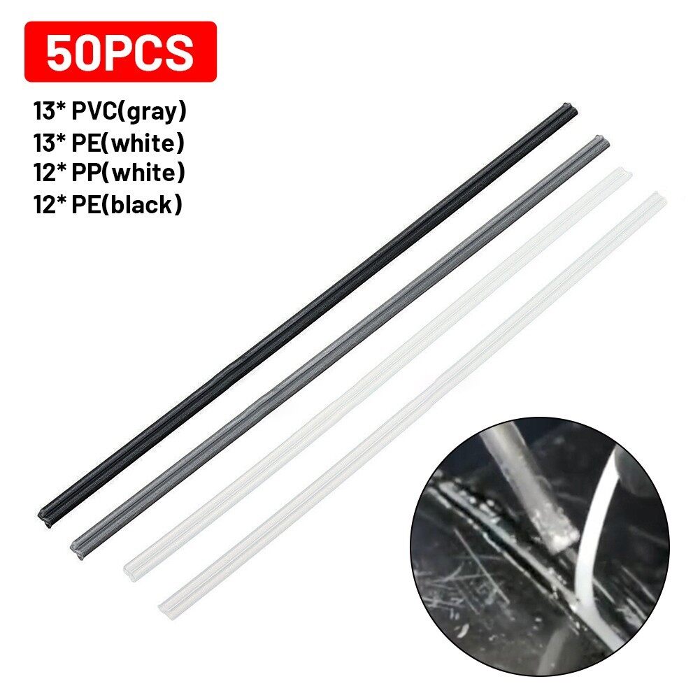 50PCS พลาสติกแกนเชื่อม PP/PVC/PE เชื่อม Sticks สำหรับเครื่องเชื่อม ...