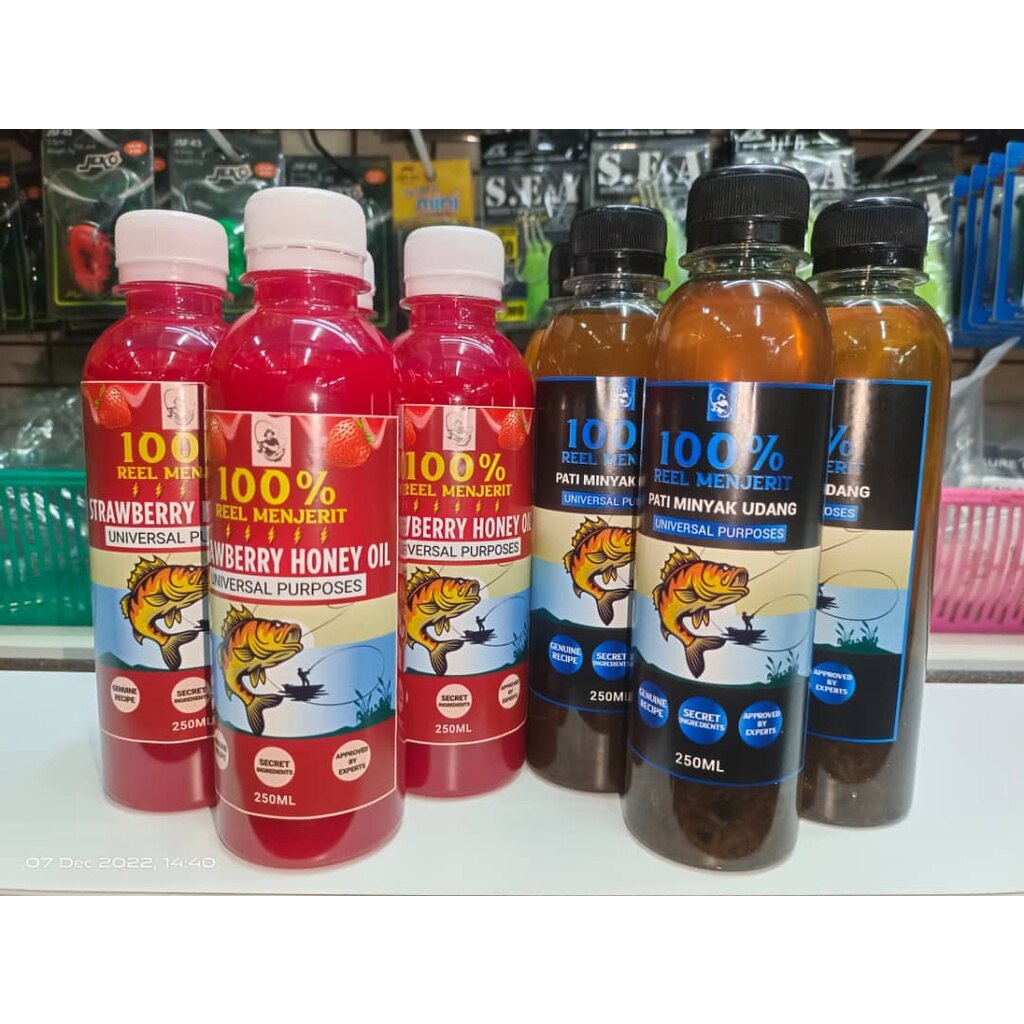 100% REEL MENJERIT (250ml) PETI UDANG & STAWBERRY HONEY | Lazada