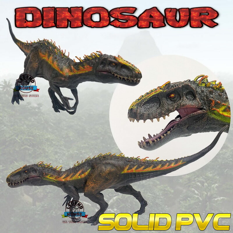 Jurassic World Dinosaur Indominus Rex Flame Black Color Simulation ...
