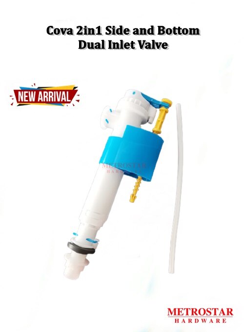 Cova 2 in1 Side and Bottom Dual Inlet Valve For All Type Of Cistern ...