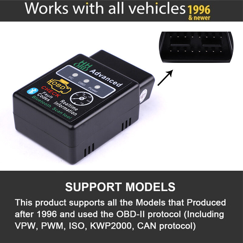 【CW】 OBD ELM327บลูทูธรถเครื่องมือการวินิจฉัยสำหรับ Peugeot 4008 5008 ...