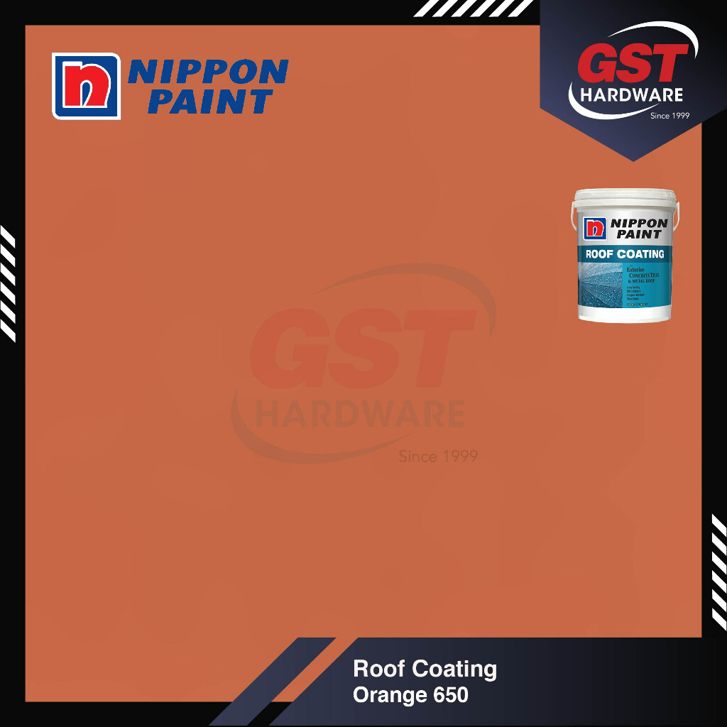 Nippon Paint 5L Roof Coating Roof Paint Exterior Paint Cat Bumbung UV ...