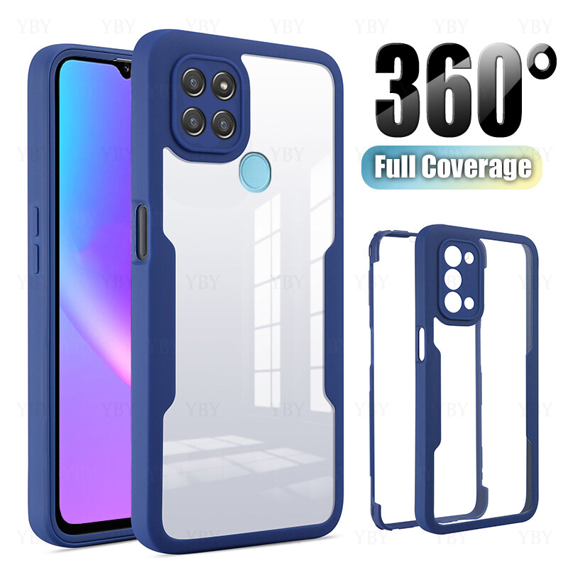 360 เคสกันกระแทก Realme C25 C25S เคสใส Clear Phone Case ป้องกันกล้องกัน ...