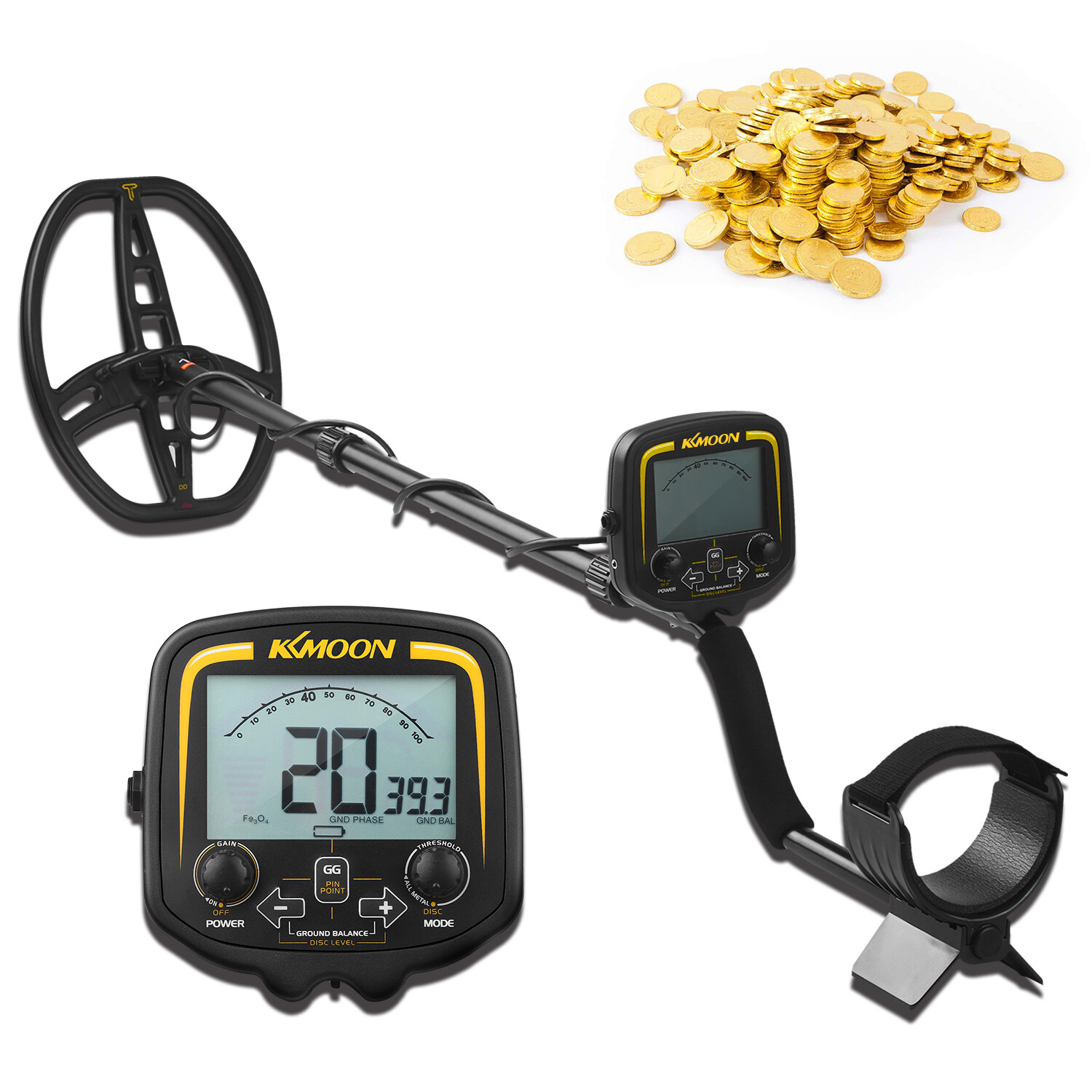 TX850 3.7-in-ch LCD Metal Detector High Sensitive Outdoor Underground ...