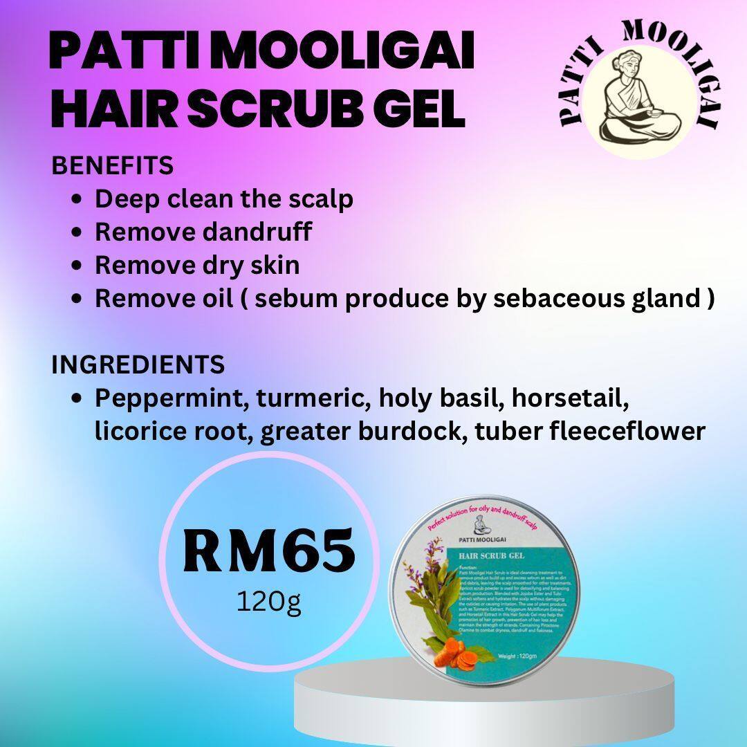 PATTI MOOLIGAI HAIR SCRUB GEL | Lazada