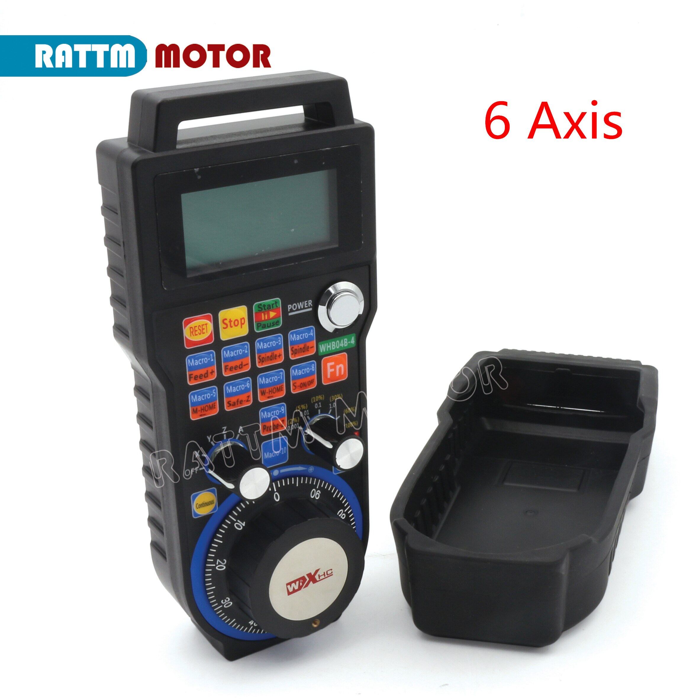 4 / 6 Axis XHC Mach3 / NC Studio MPG Pendant CNC Wireless Handwheel ... 4 / 6 Axis XHC Mach3 / NC Studio MPG Pendant CNC Wireless Handwheel ...