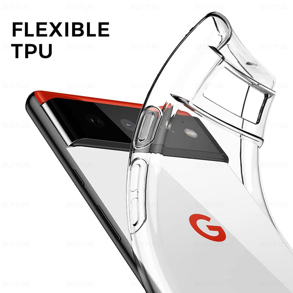 กันกระแทกซิลิโคนใสเคสโทรศัพท์สำหรับ Google Pixel 6 Pro 6.71นิ้ว Ultra ...