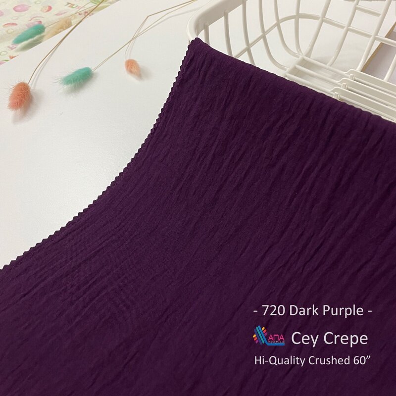 Cey Crepe Hi-Quality Crushed Ironless Kain Pasang Bidang 60 Inch Price ...