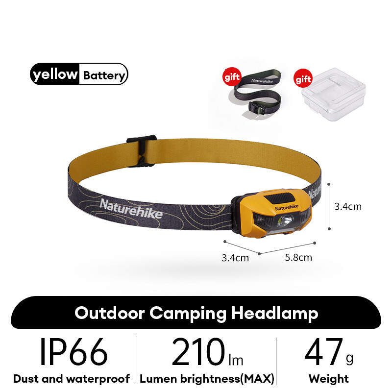 Naturehike Outdoor night running headlights strong light super bright ...