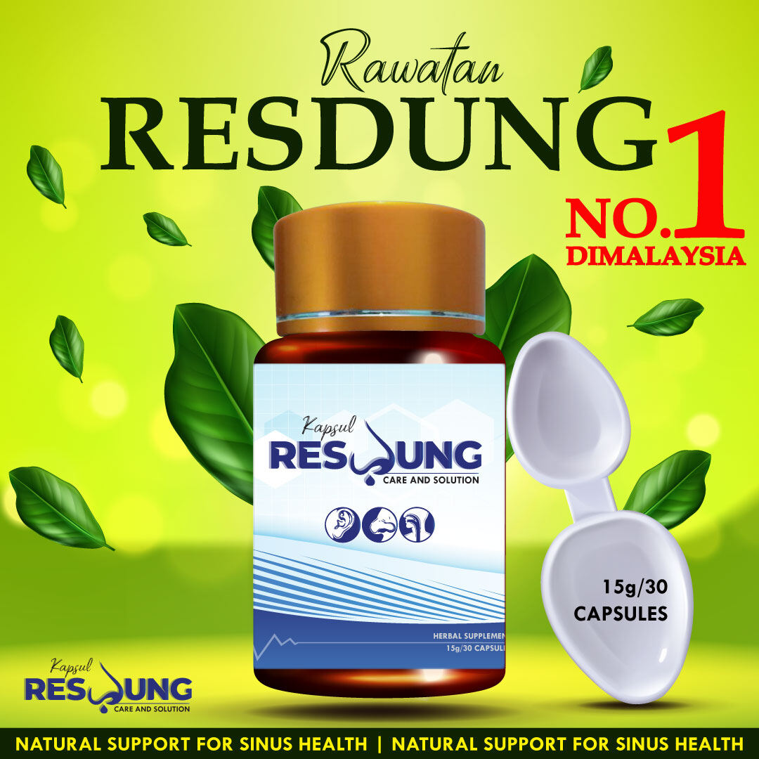 Penawar Resdung 30 Kapsul | Pulihkan Resdung | Lazada