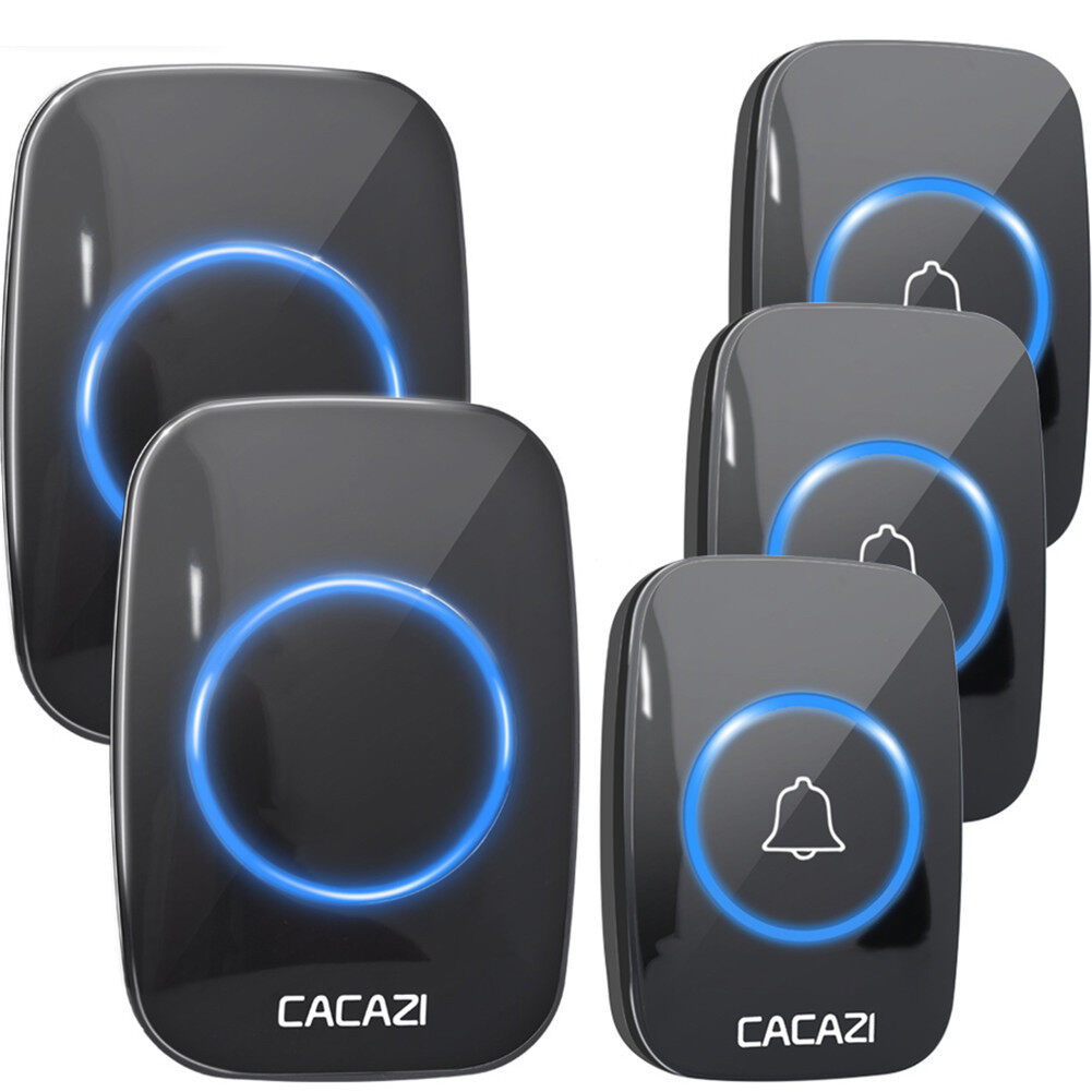 RCYAGO 60 Chime 110DB Wireless Doorbell Waterproof 300M Remote EU Plug ...