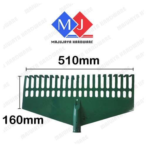 Plastic Rake/ Pencakar Rumput / Cakar Rumput Plastik Green 17' x 16 ...