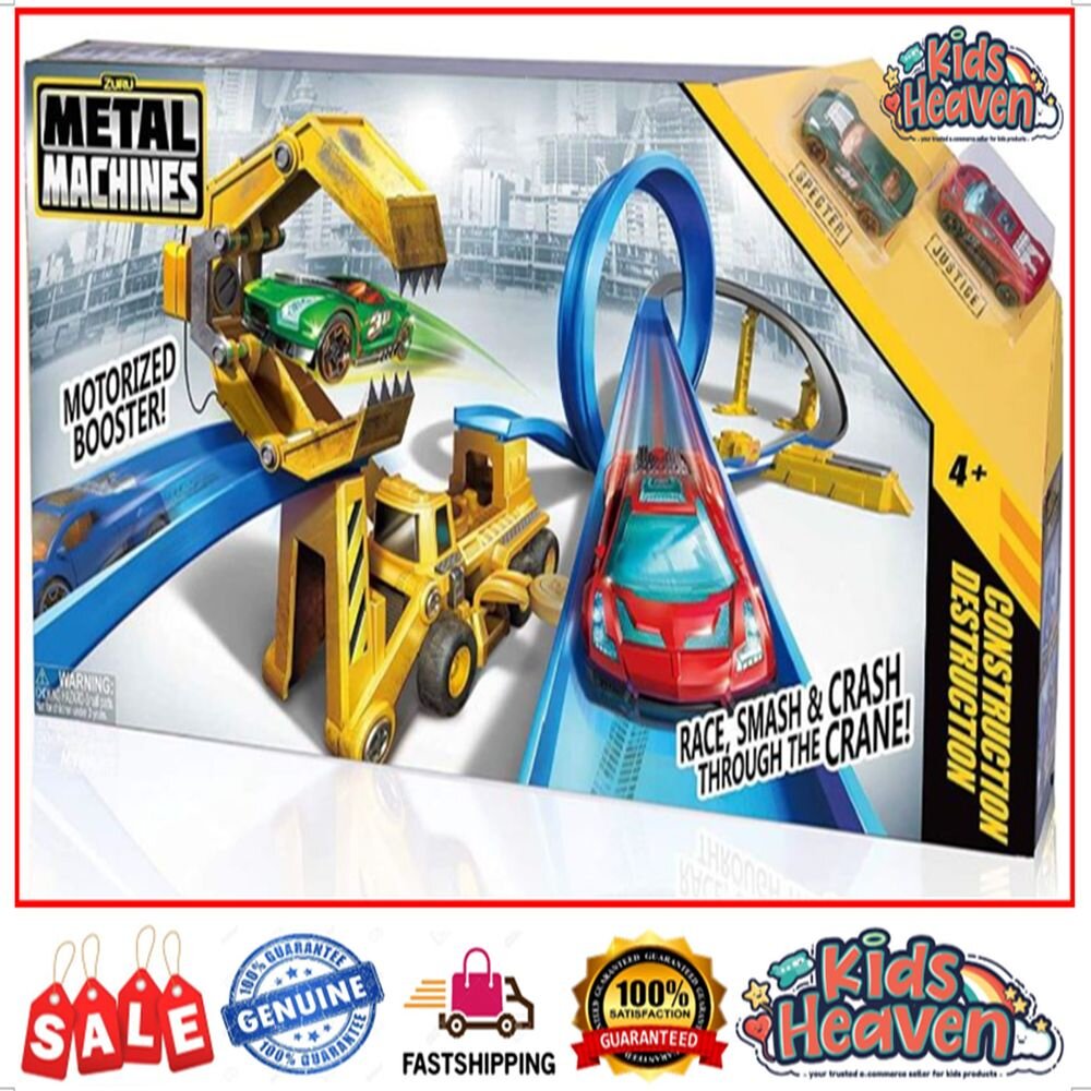 ZURU Metal Machines Construction Destruction Playset (100.0% Original ...